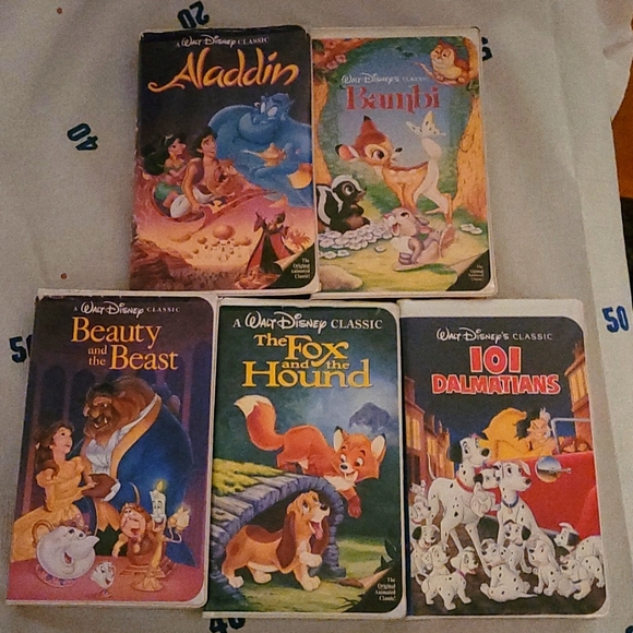 Disney | Media | 5 Black Diamond Walt Disney Classic Vhs | Poshmark